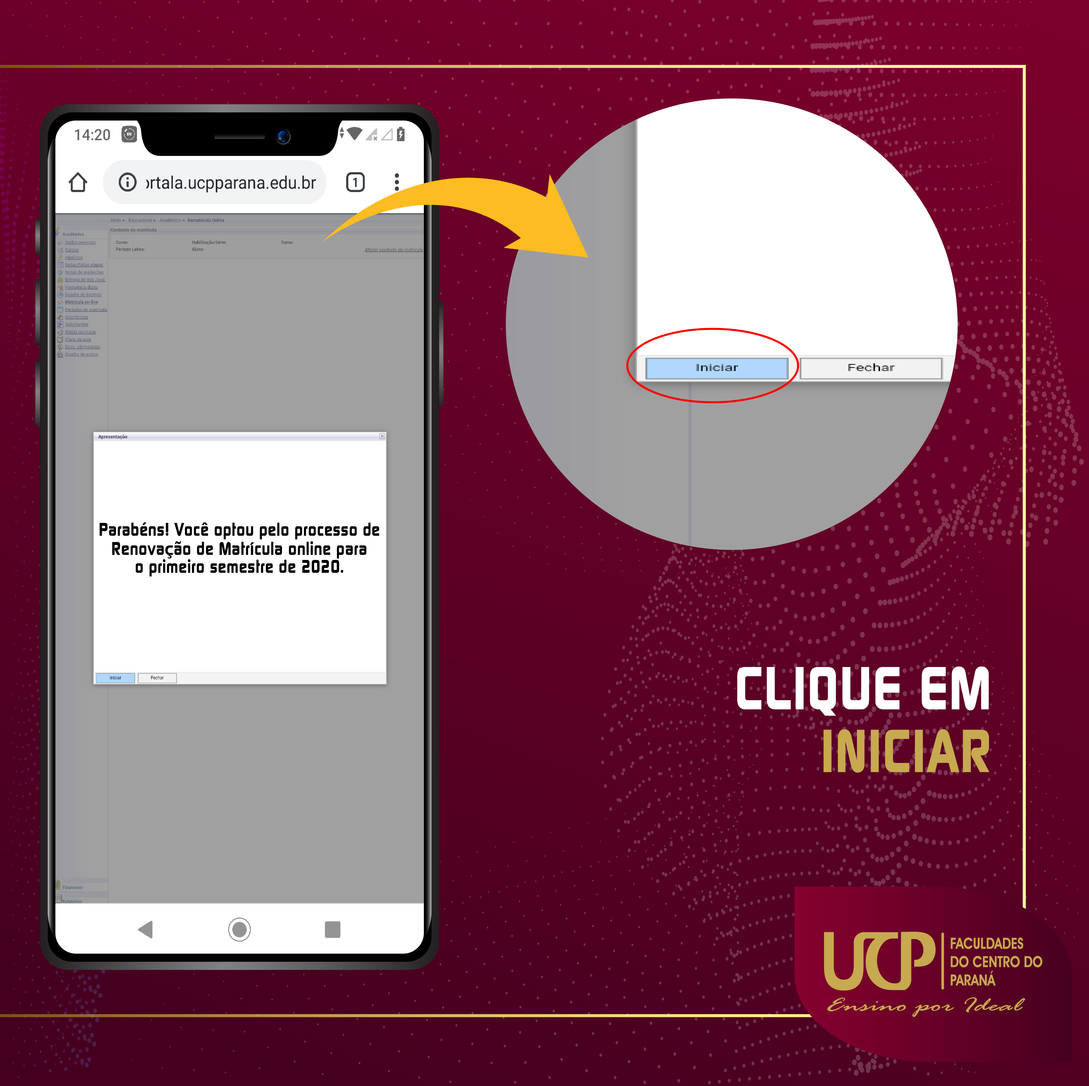 Renovação de Matrícula Online | UCP Paraná